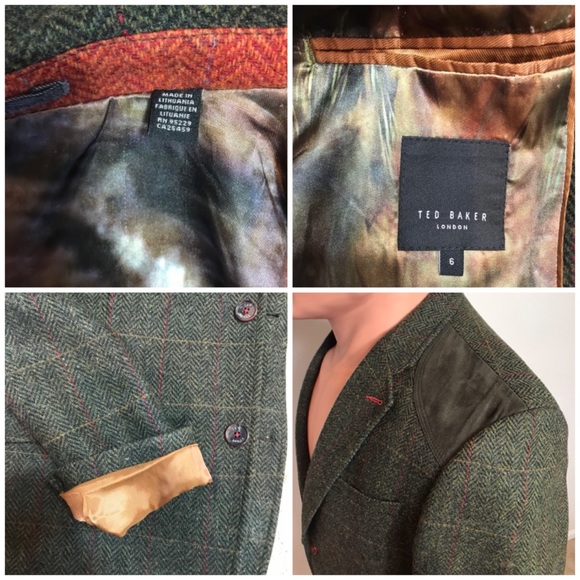Ted Baker London | Jackets & Coats | Ted Baker Green Rythjak Shetland ...